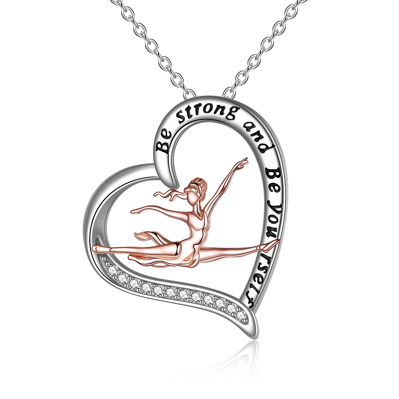 Ballet Dancer Necklace YFN Ballet Dancer Necklace YFN